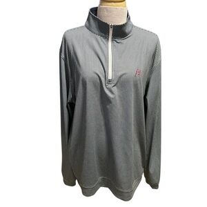 Rhoback | Sweaters | Rhoback 4 Zip Mens Black Houndstooth Pullover Golf ...